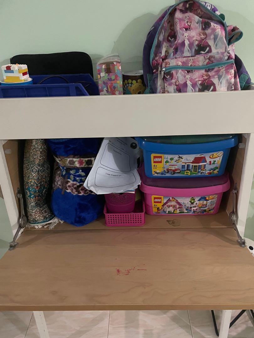 Ikea Study table/storage, Furniture & Home Living, Furniture, Tables ...