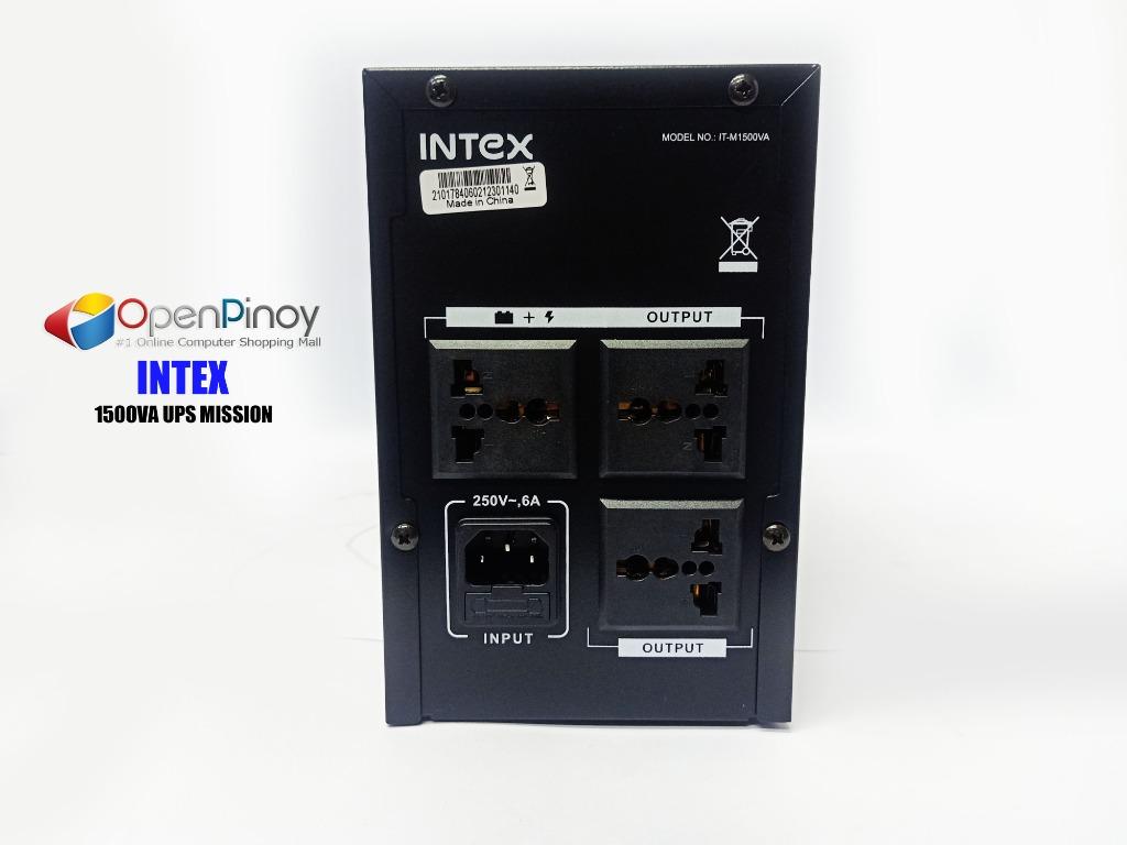 INTEX 1500VA UPS, Computers & Tech, Parts & Accessories, Other ...