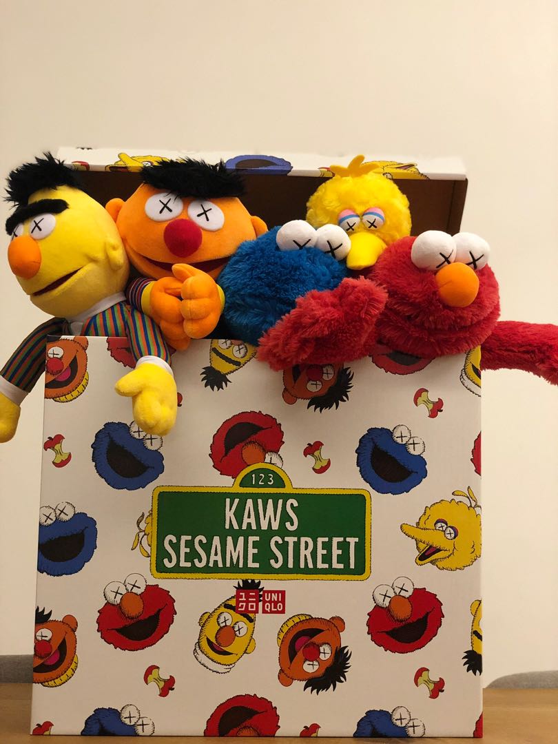KAWS X UNIQLO sesame street, Hobbies & Toys, Toys & Games on Carousell