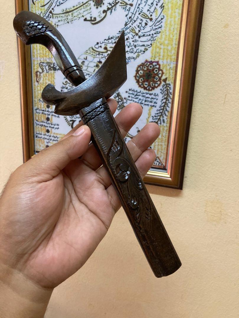 Keris wafaq bilah besi kujing, Furniture & Home Living, Home Decor, Vases & Decorative Bowls on ...