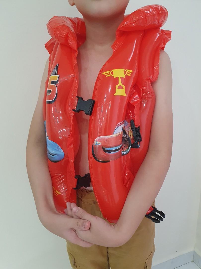 Kids Safety Swim Vest Inflatable Life Jacket, Sports Equipment, Sports ...