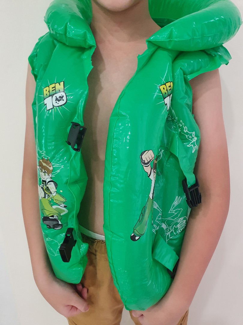 Kids Safety Swim Vest Inflatable Life Jacket, Sports Equipment, Sports ...