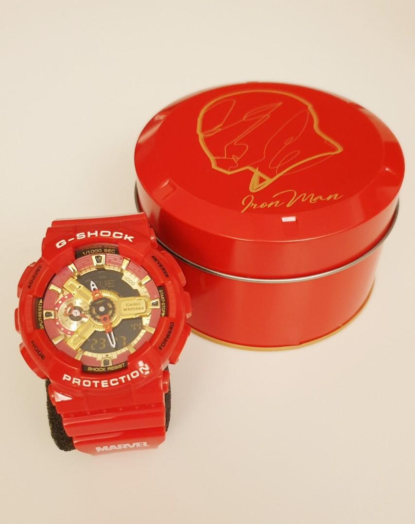 Limited edition Iron Man G shock, Men's Fashion, Watches & Accessories ...