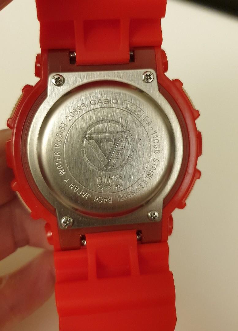 Limited edition Iron Man G shock, Men's Fashion, Watches & Accessories ...