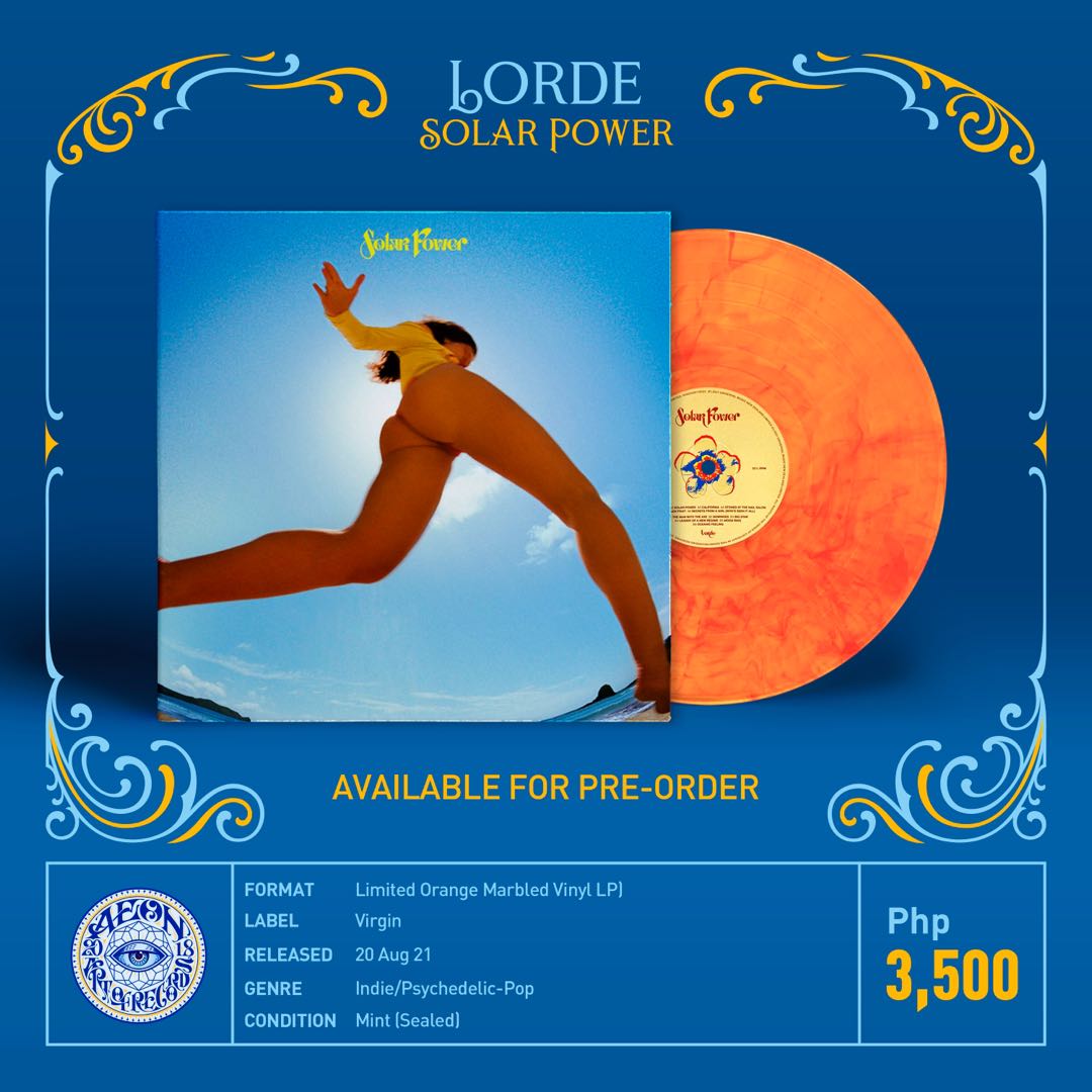 Lorde ~ Solar Power (For PRE-ORDER), Hobbies & Toys, Music & Media ...