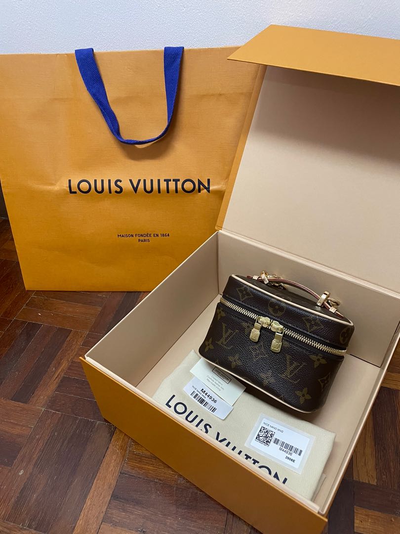 Louis Vuitton LV Nice Nano, Women's Fashion, Bags & Wallets, Purses ...