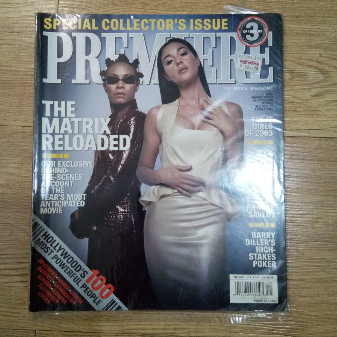 Matrix Reloaded - Premiere Magazine May 2003, Hobbies & Toys, Books ...