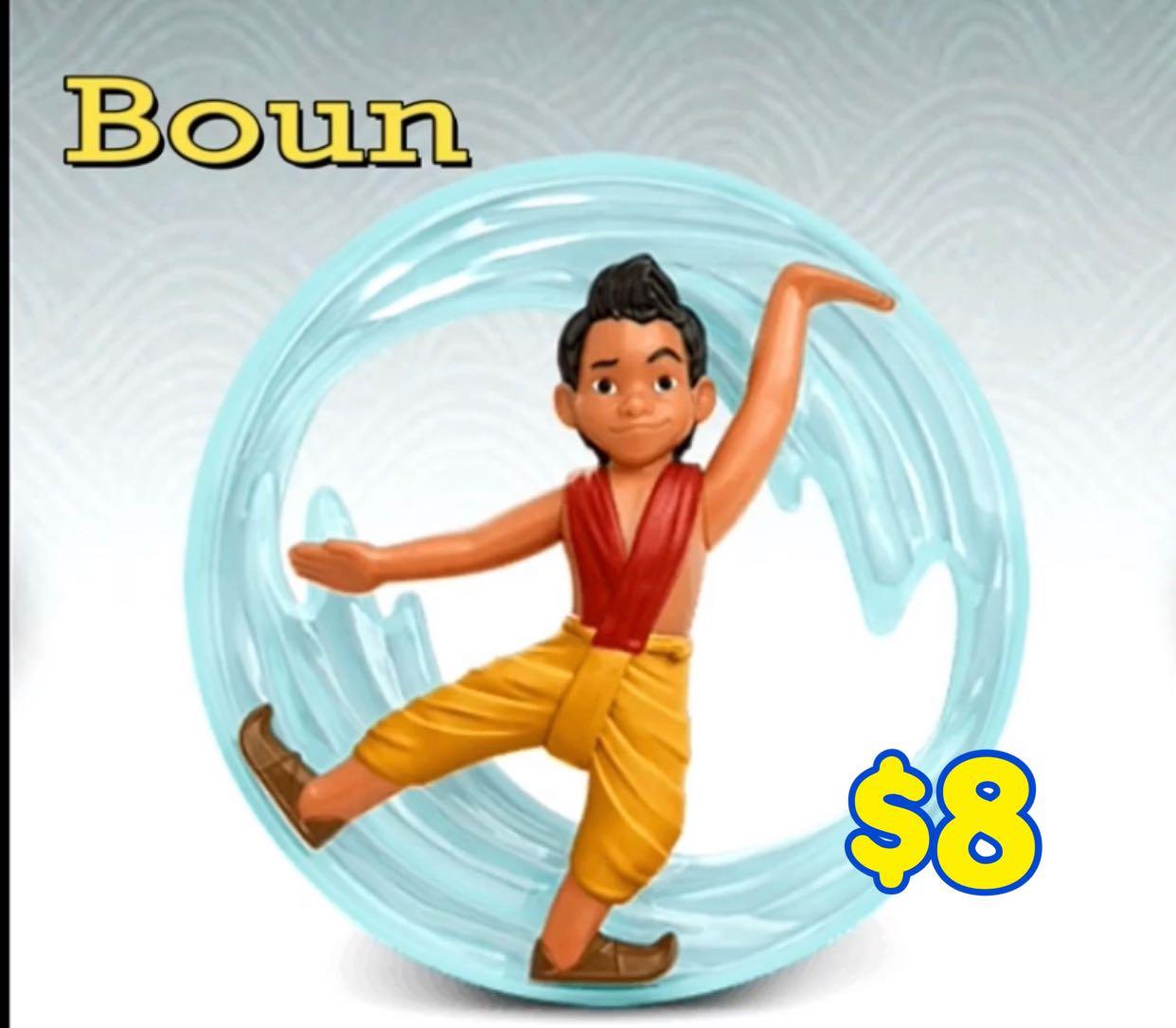 McDonald’s Disney Raya and the last dragon - Tong ($8) , Raya ($8)Boun ...