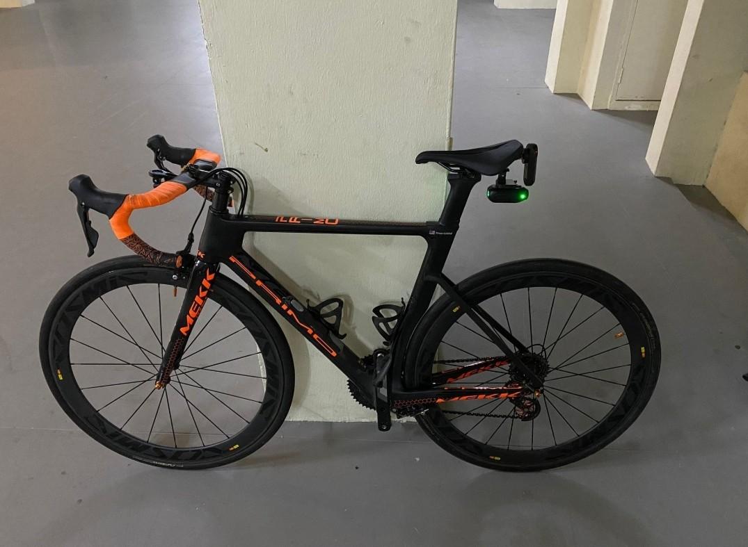 Mekk Primo 6.6 Full Carbon Aero Road Bike with Magene Power Meter! Carbon Wheelset! OSPW ...