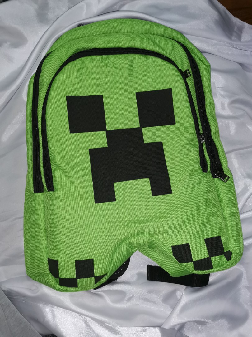Minecraft creeper backpack, Women's Fashion, Bags & Wallets, Backpacks ...