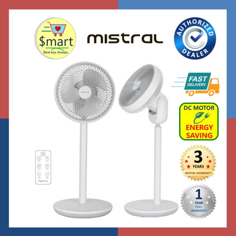 Mistral 10" High Velocity Fan with Remote Control [MHV998R], Furniture ...