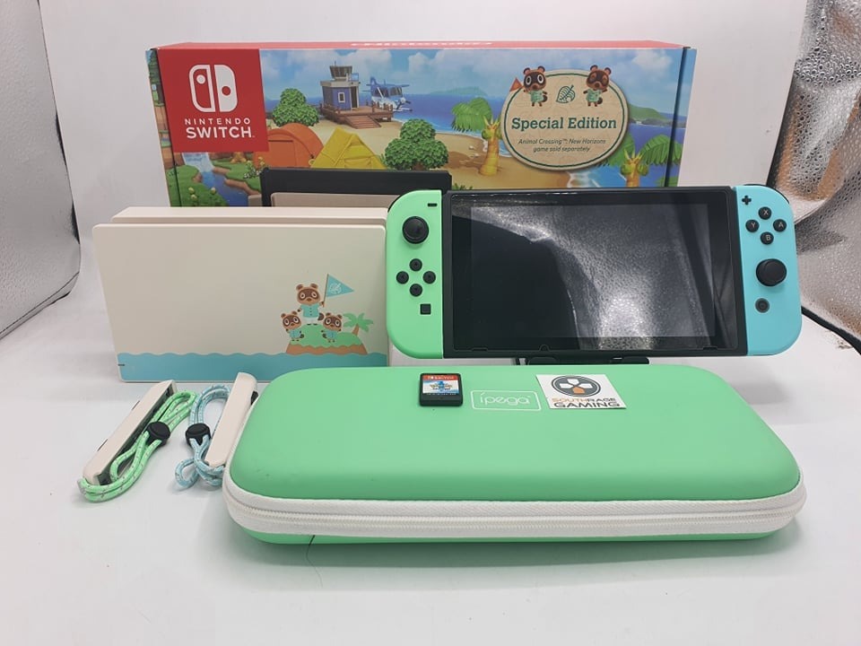 Nintendo Switch Unit V2 Animal Crossing Edition, Video Gaming, Video ...