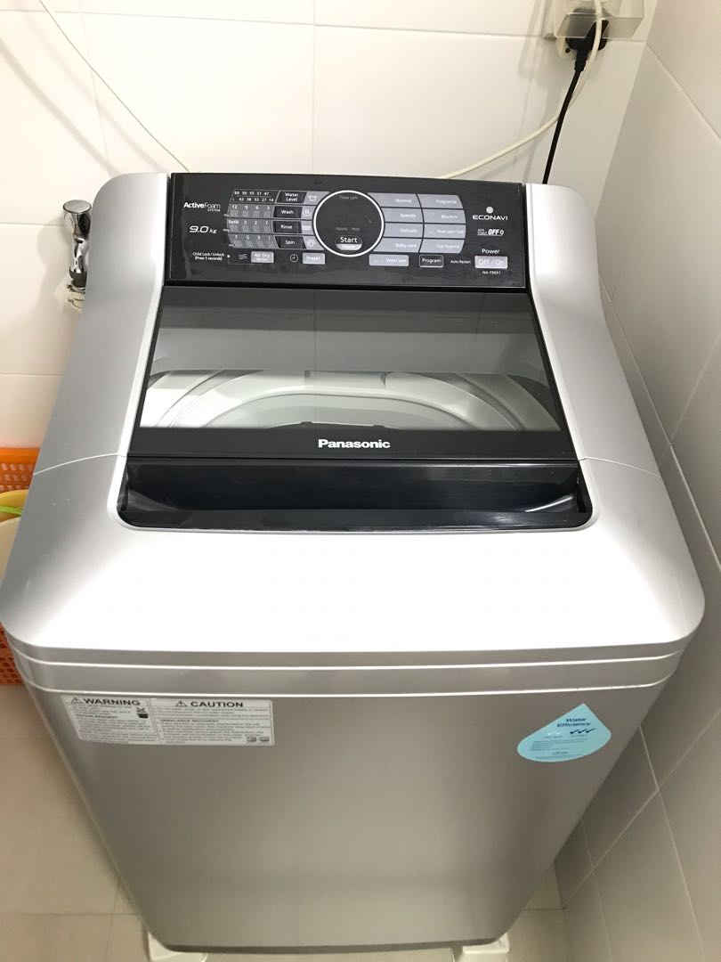 Panasonic 9KG washing machine (top load), TV & Home Appliances, Washing ...