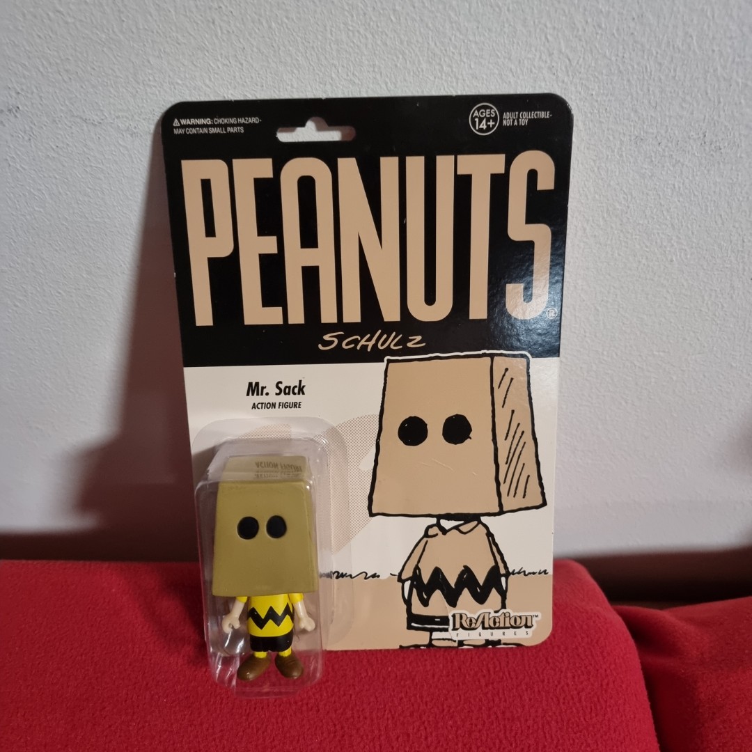 Peanuts Reaction Mr Sack, Hobbies & Toys, Toys & Games on Carousell