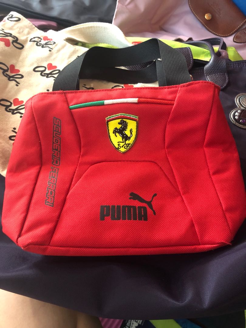Puma x Ferrari, Men's Fashion, Bags, Sling Bags on Carousell