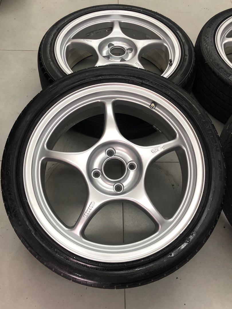 Rim Enkei RPO1 17x7jj pcd100 et40, Auto Accessories on Carousell