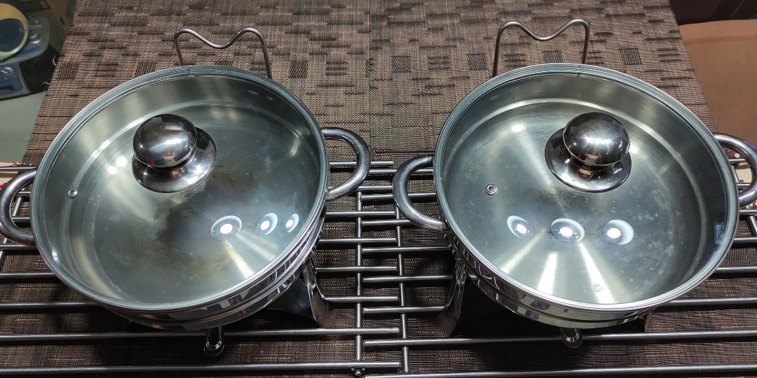 RUSH FOR SALE Stainless Steel Chafing Dish Set !!!, Furniture & Home ...