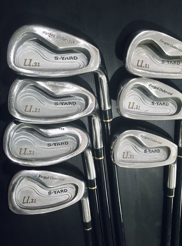 SEIKO S-YARD, U.21, FORGED UNDERCUT, GOLF IRON 7PCS, MADE IN JAPAN. PREMIUM SET IRON., Sports ...