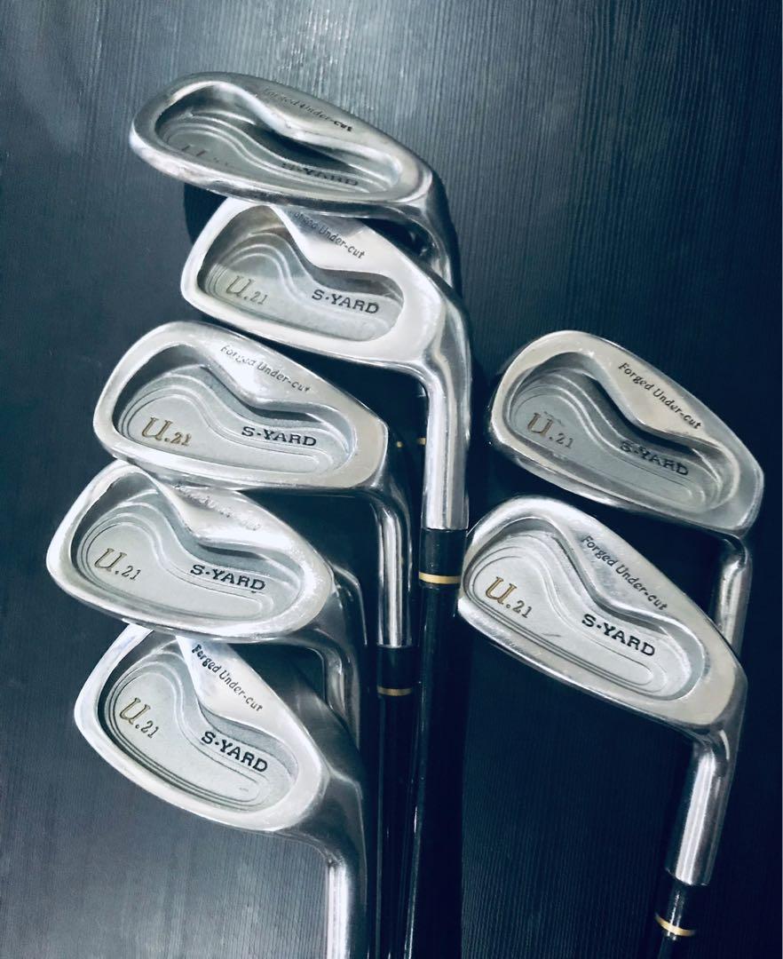 SEIKO S-YARD, U.21, FORGED UNDERCUT, GOLF IRON 7PCS, MADE IN JAPAN. PREMIUM SET IRON., Sports ...