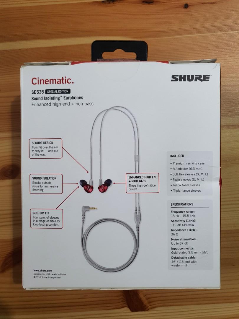 Shure 535, Audio, Earphones on Carousell