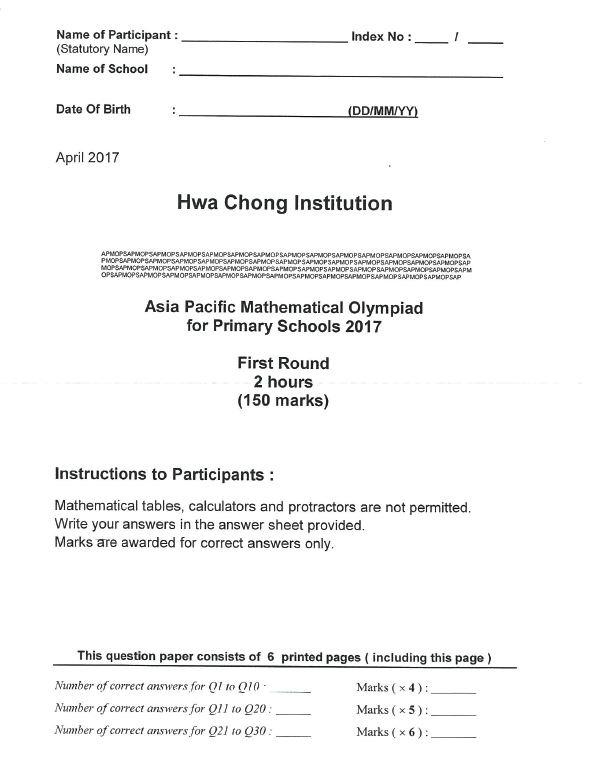 SMOPS / APMOPS Past Year Papers, Hobbies & Toys, Books & Magazines ...