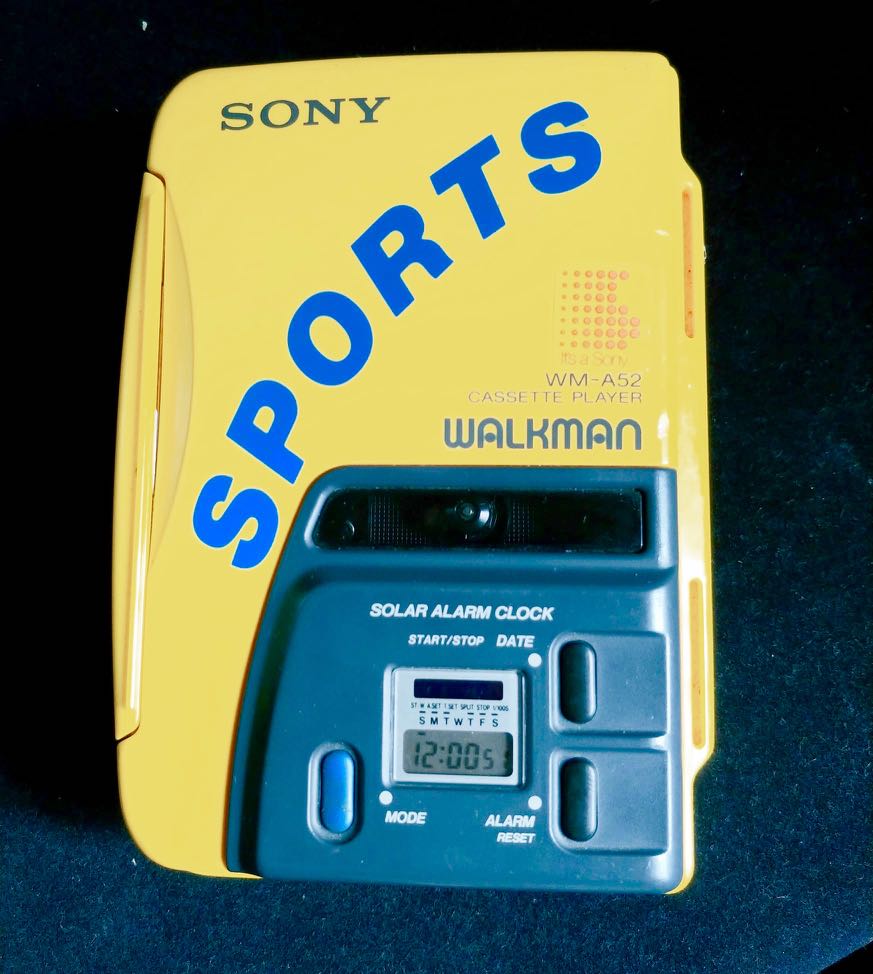 Sony Sports Walkman WM A52 with Solar Alarm Clock, Audio, Portable ...