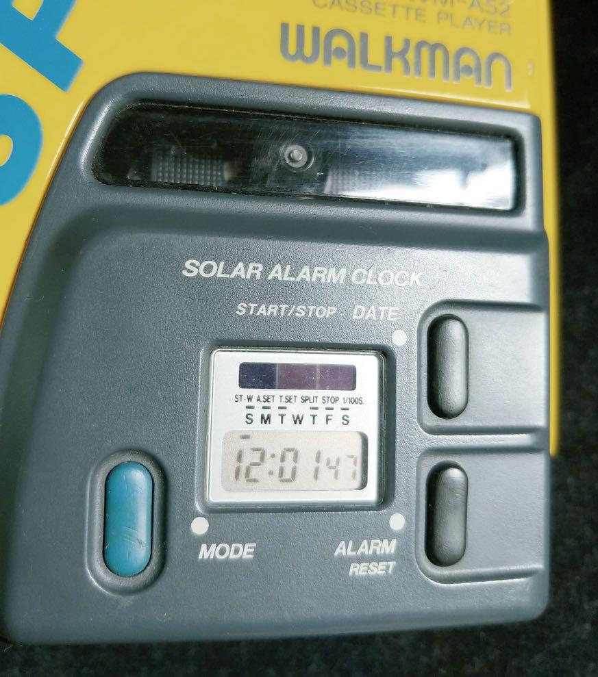 Sony Sports Walkman WM A52 with Solar Alarm Clock, Audio, Portable ...