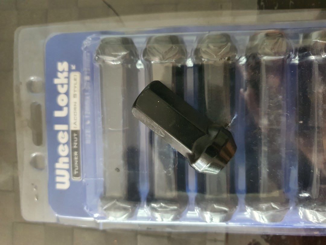 standard Steel wheel nuts, Car Accessories, Tyres & Rims on Carousell
