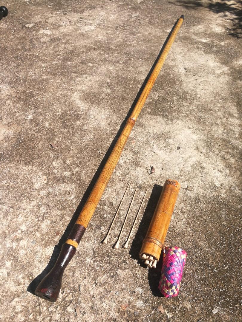 Sumpit Orang Asli 5 Kaki, Hobbies & Toys, Stationery & Craft, Craft ...