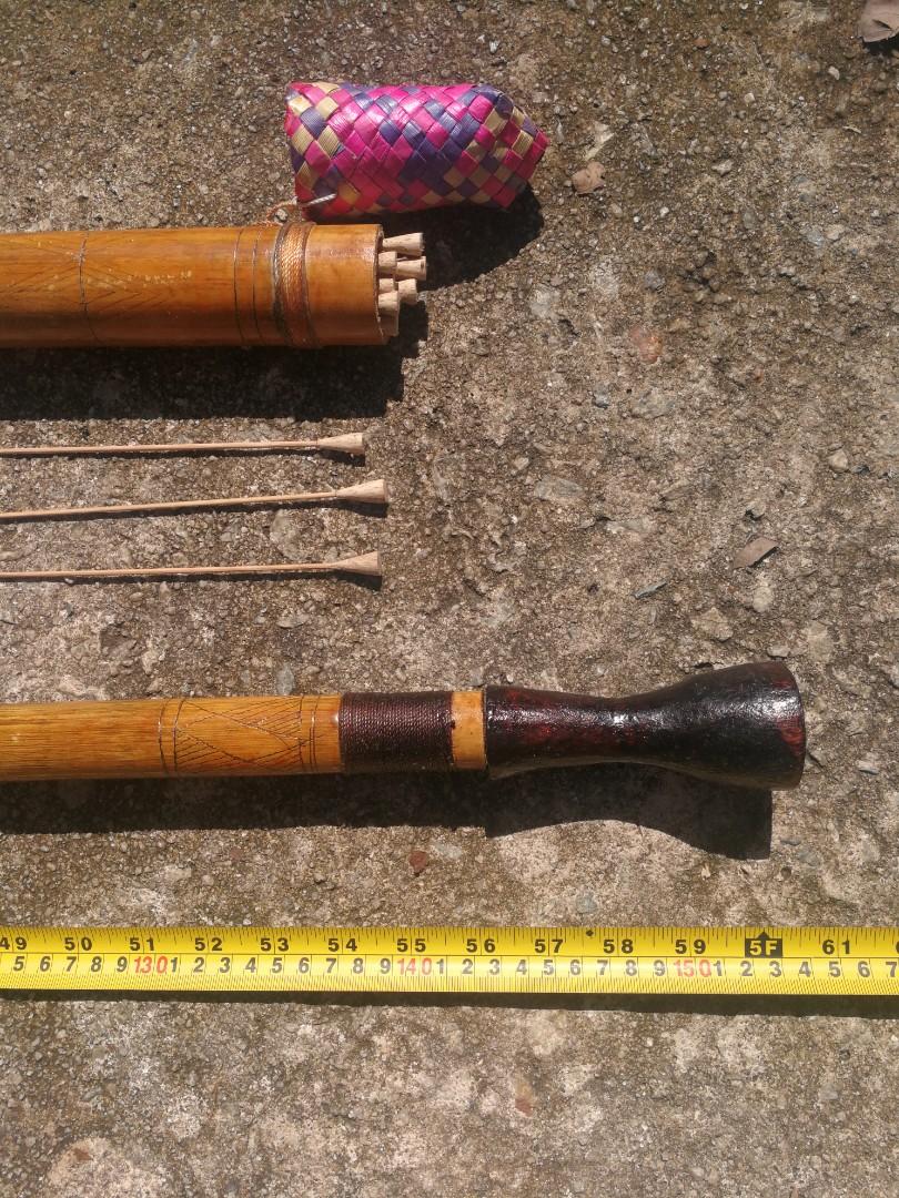 Sumpit Orang Asli 5 Kaki, Hobbies & Toys, Stationery & Craft, Craft ...