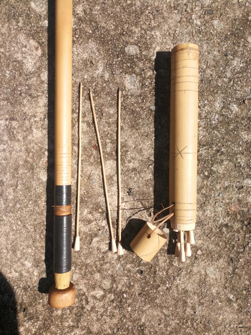 Sumpit Orang Asli 5 kaki 8 inchi, Hobbies & Toys, Stationery & Craft ...