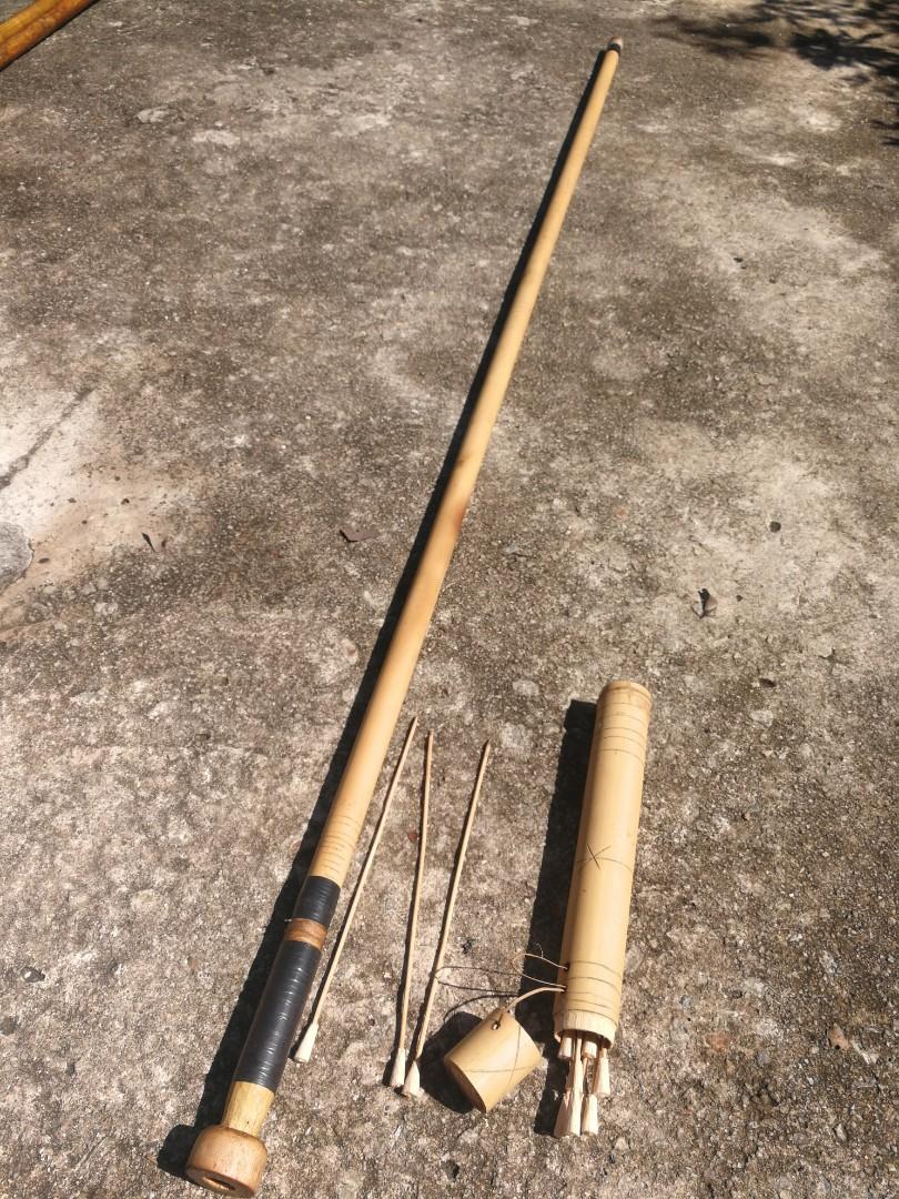 Sumpit Orang Asli 5 kaki 8 inchi, Hobbies & Toys, Stationery & Craft ...