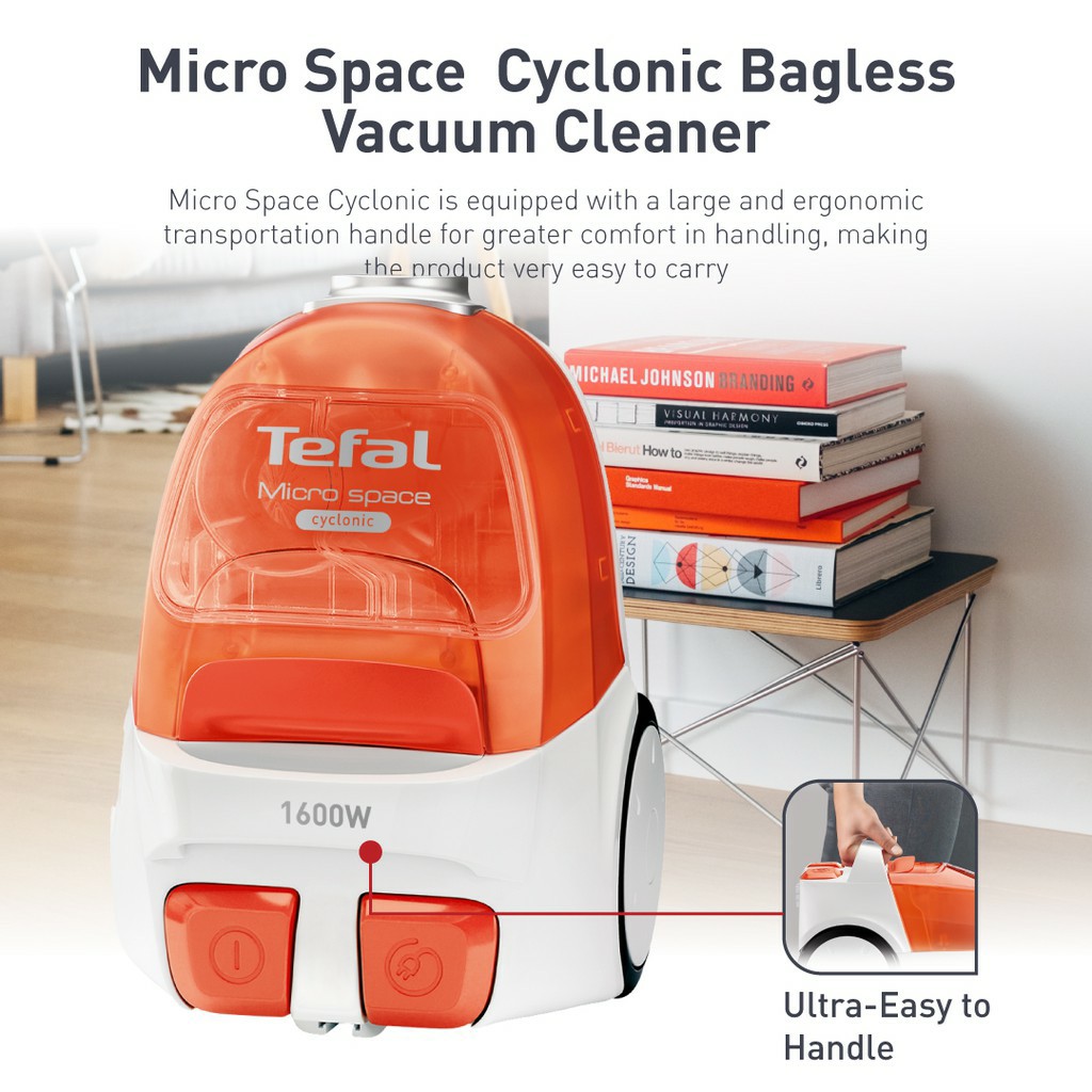 Tefal Vacuum Cleaner Micro Space Cyclonic, TV & Home Appliances, Vacuum ...