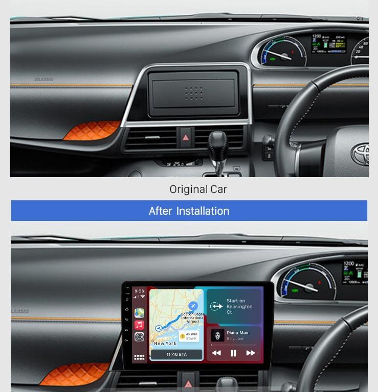 HIGH-END Toyota SIENTA 10.1 INCH 8 CORE ANDROID 11 PLAYER ANDROID HEAD ...