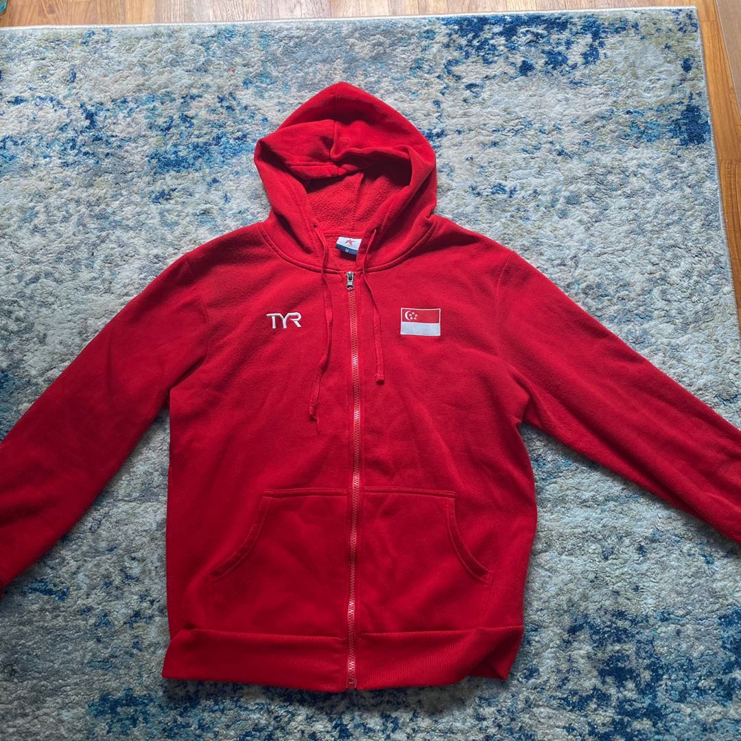 TYR Team Singapore Jacket, Men's Fashion, Coats, Jackets and Outerwear ...