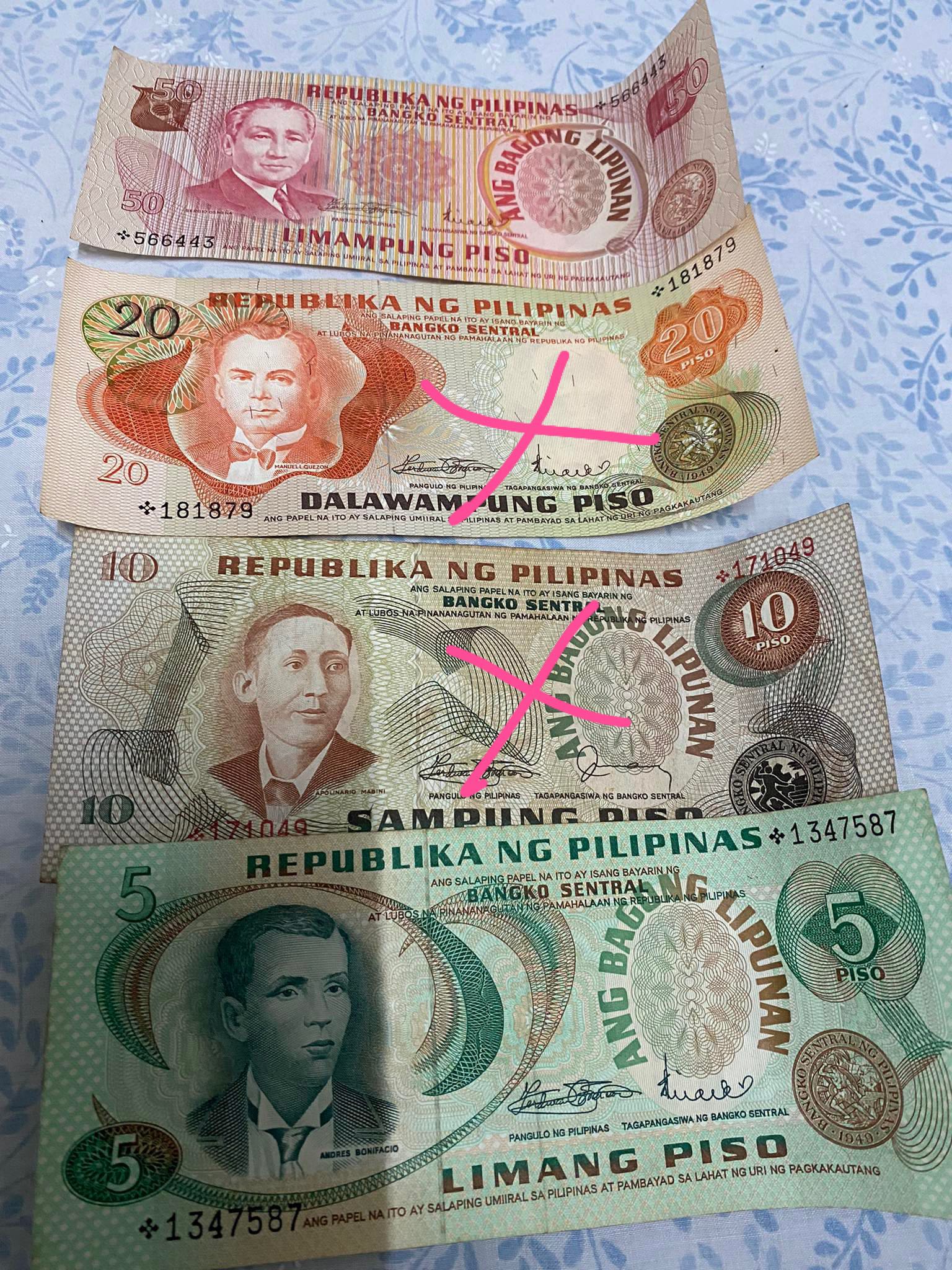 Vintage Phil Peso Bills, Hobbies & Toys, Memorabilia & Collectibles ...