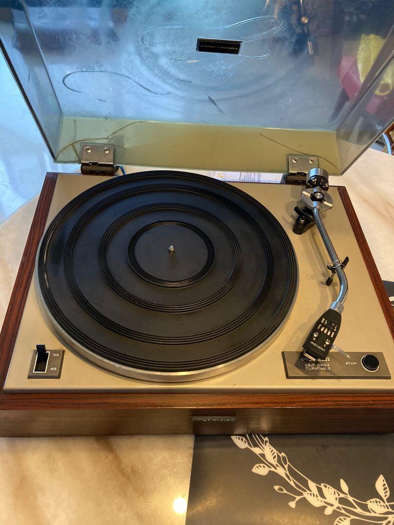 Vintage Pioneer turntable, Audio, Other Audio Equipment on Carousell