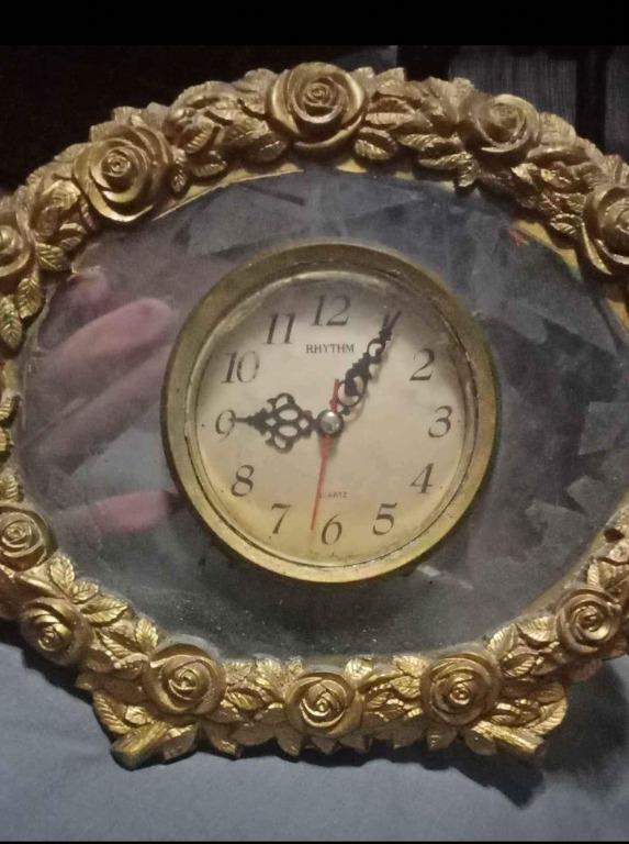 Vintage Rhythm table clock. 1960s, heavy, Japan, Hobbies & Toys ...