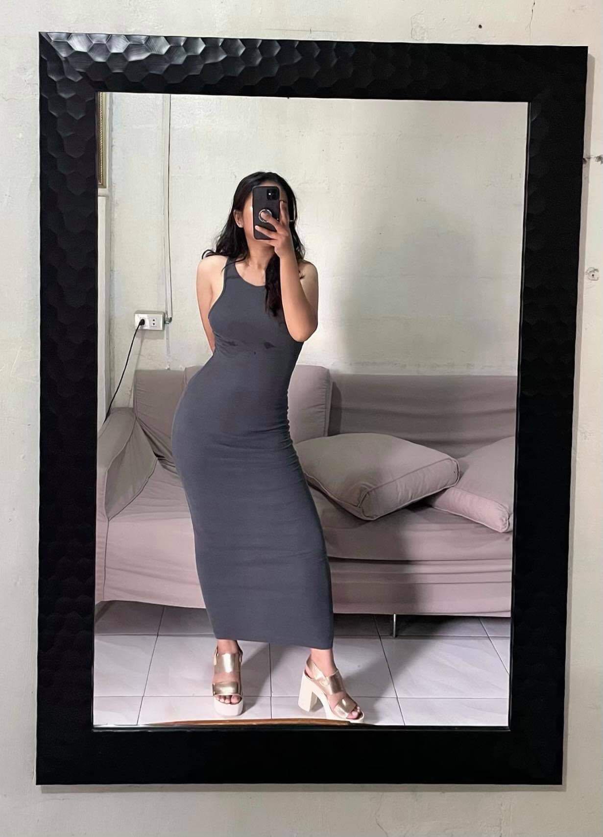 Weekday Stella Tank Midi Maxi Dress, Women's Fashion, Dresses & Sets ...