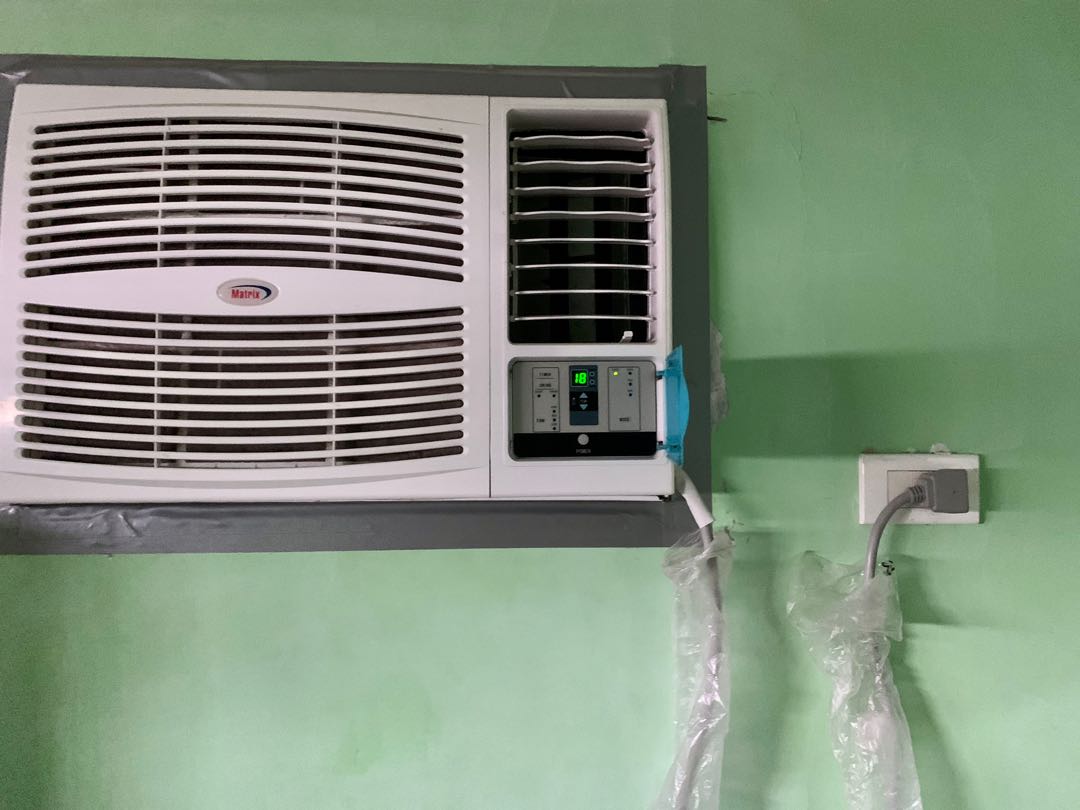 1.5 Hp Window Type Aircon Matrix Brand, TV & Home Appliances, Air ...