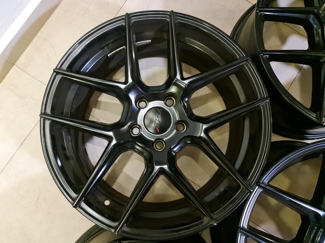 Original 18 Inch rims TSW Tabac Semi Gloss black, Car Accessories ...