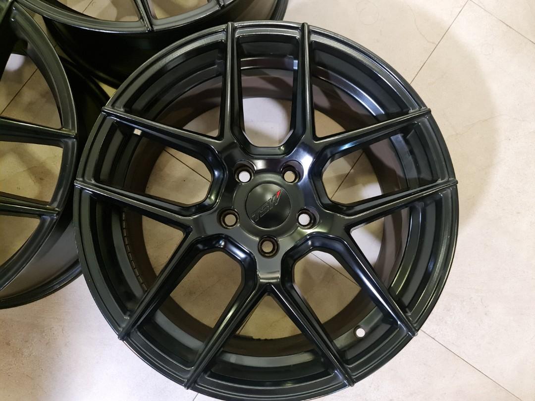 Original 18 Inch rims TSW Tabac Semi Gloss black, Car Accessories ...