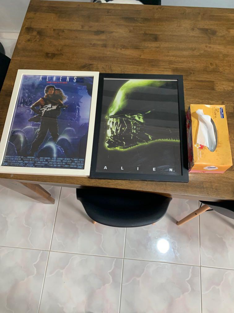 Alien & Aliens Movie poster 30 X 40 CM, Furniture & Home Living, Home ...