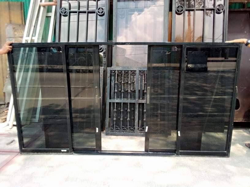 🔥Analoc Sliding Window Tinted Deep Black🔥 (by 4's) 2nd hand with Frame ...