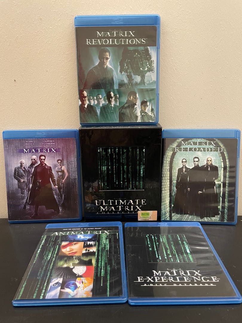 Blu-ray Ultimate Matrix Trilogy Collectors, Hobbies & Toys, Music ...