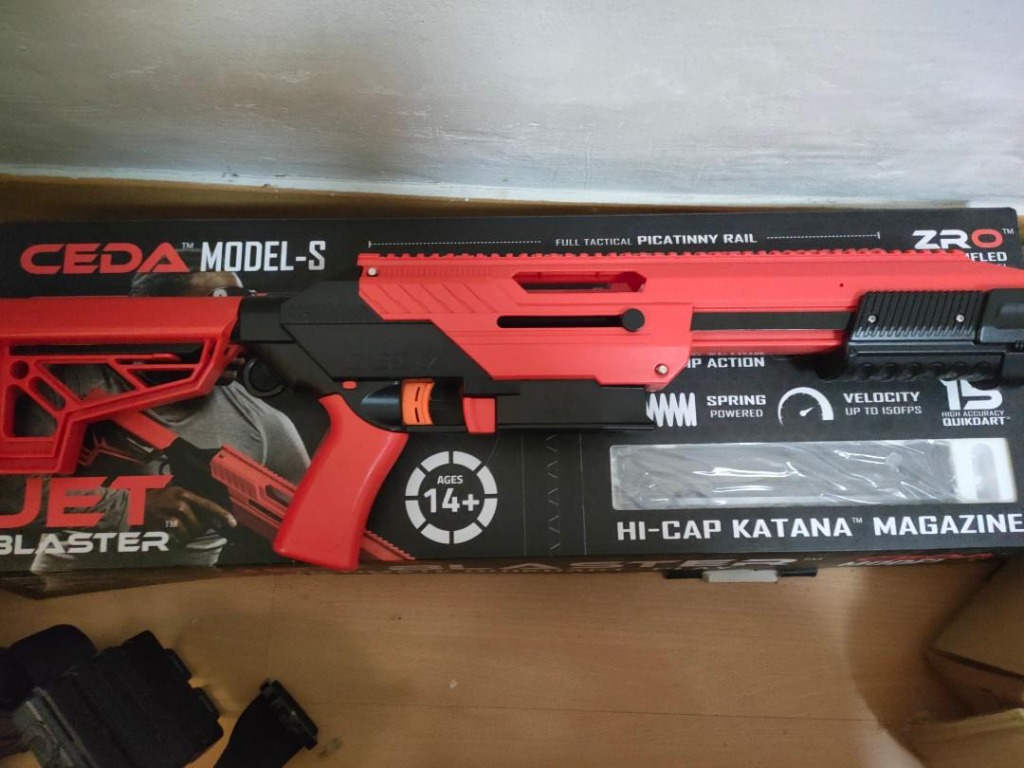 CEDA Jet blaster, Hobbies & Toys, Toys & Games on Carousell
