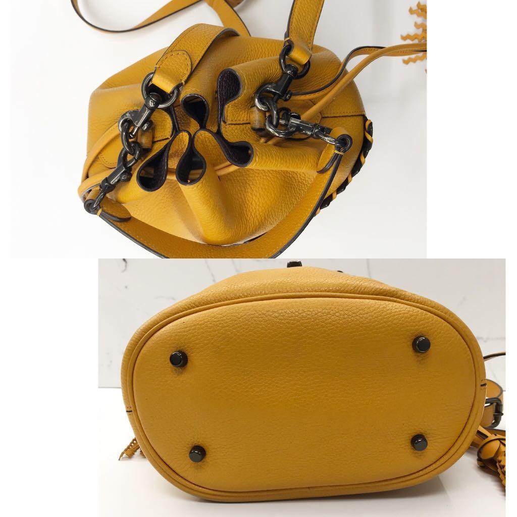 COACH YELLOW BUCKET BAG 217015318 >, Women's Fashion, Bags & Wallets ...