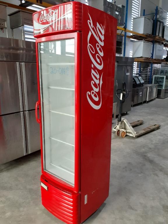 Coca cola 1 glass door upright display chiller, Furniture & Home Living ...