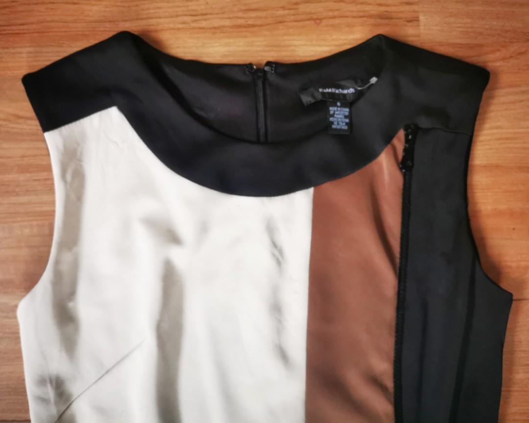 Color Block Formal Office Wear Dress, Women's Fashion, Dresses & Sets ...