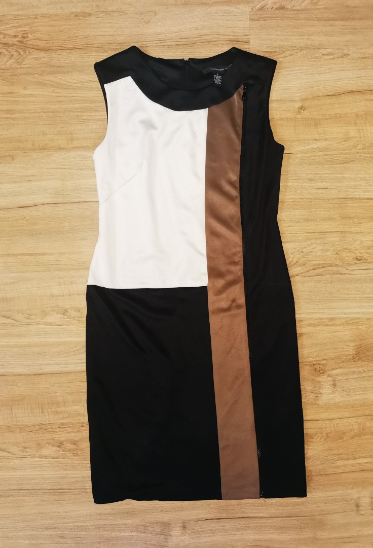 Color Block Formal Office Wear Dress, Women's Fashion, Dresses & Sets ...
